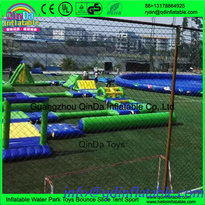 Guangzhou Qinda Water Park Games Projects / Inflatable Aqua Park Equipment With TUV Certification