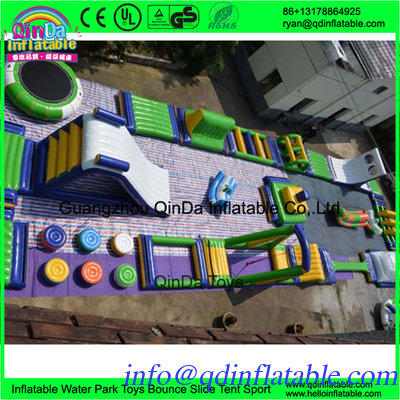 Sea Inflatable water gmae slides inflatable water park for sale Giant water game
