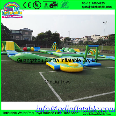 Custom design outdoor adults giant inflatable floating water park for open water entertainment from Guangzhou