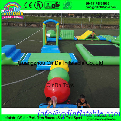 Custom design outdoor adults giant inflatable floating water park for open water entertainment from Guangzhou