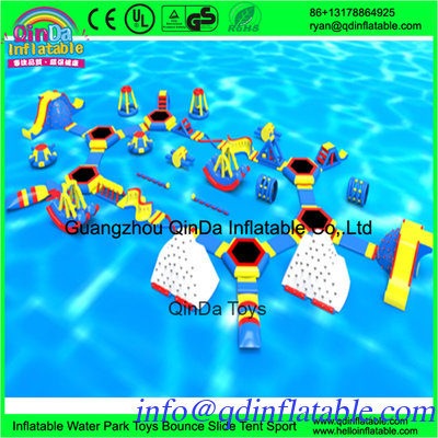 Giant inflatable water park/Summer games for adult/used water park slides for sale