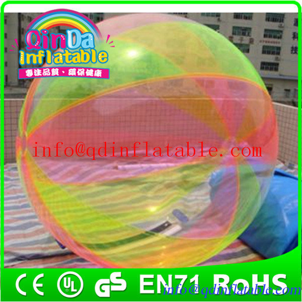 High Quality and Cheap Inflatable Water Ball ,Transparent Ball For Kids Water Games