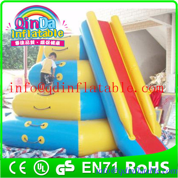 Giant QinDa inflatable water slide for sea lake pool inflatable water pool slide