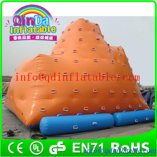 Inflatable float island Fun popular inflatable water game Inflatable iceberg for sale