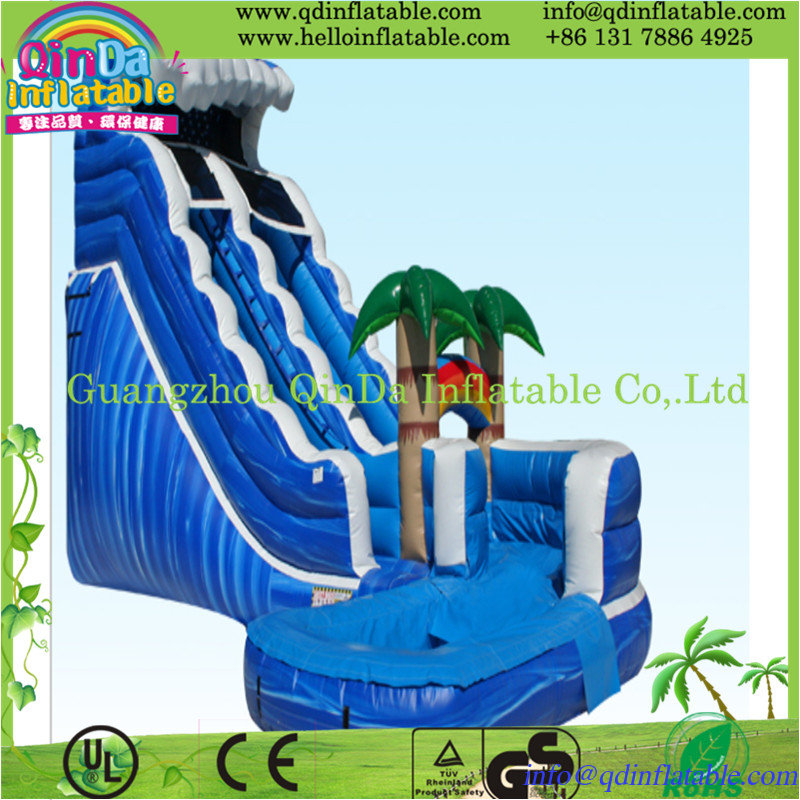 Big water slides, commercial inflatable slide,giant inflatable water slides for adult