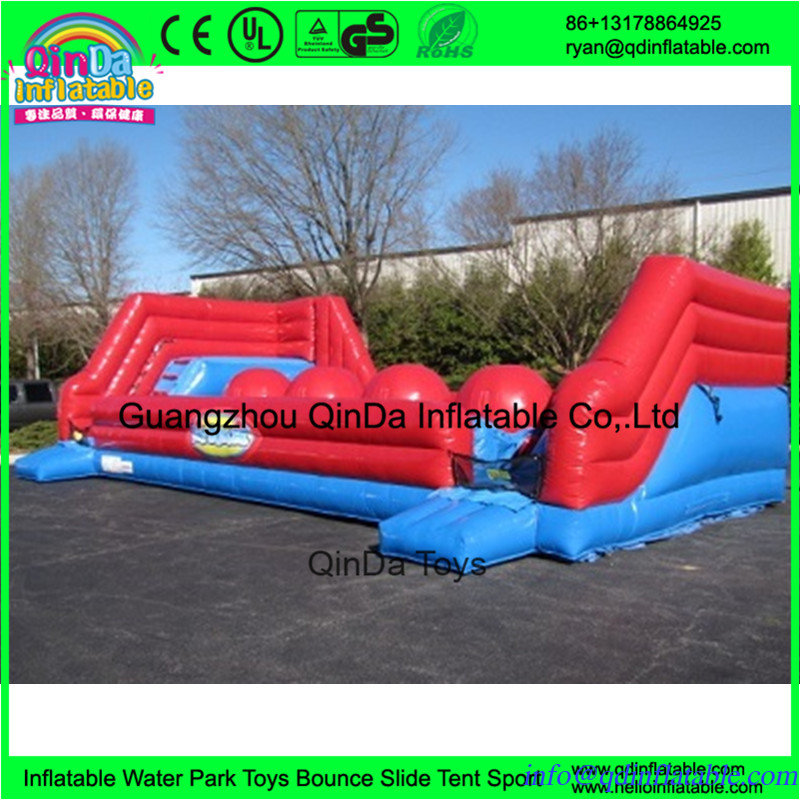 New product funny games commercial adult giant inflatable wipeout sport games