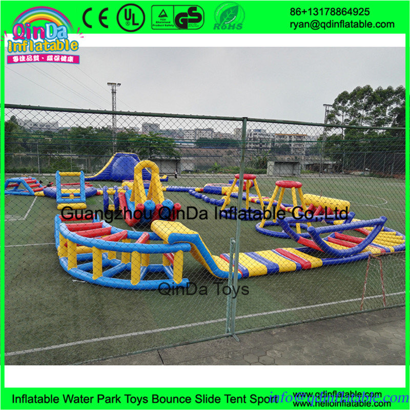 outdoor inflatable water trampoline with slide for sale/ Inflatable Aqua Park/ Water Park Equipment With