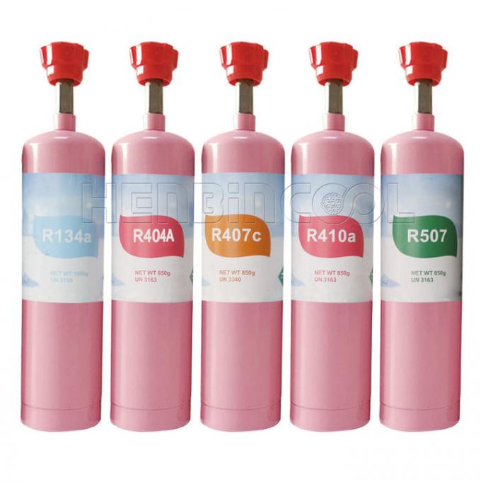 Purity 99.99% R410A 800g HFC Refrigerant Disposable Cylinder 4