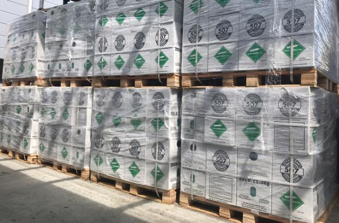 99.9% Pure R507 HFC Refrigerant In Disposable Steel Cylinder 3