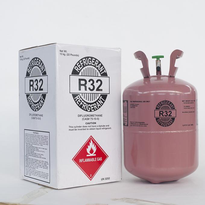 Colorless 99.9 R32 Refrigerant Gas 30lbs Odorless Ac Gas R32 0