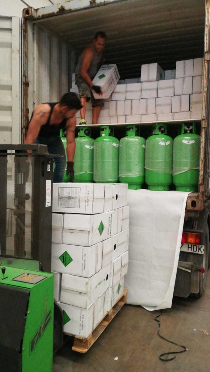 25LB Mixed R507A Refrigerant 11.3kg Packing Colorless And Clear 4