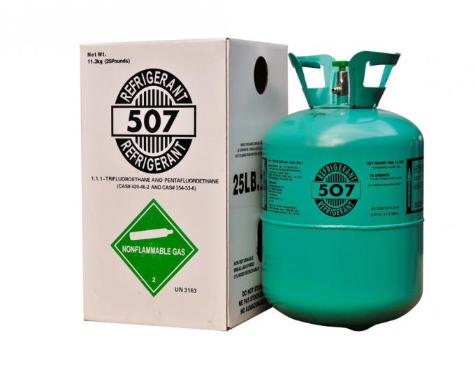 Colorless Refrigerant R507 99.99%  R 507 CAS No. 354-33-6 0