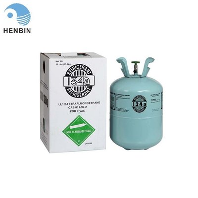 99.90% R134a Refrigerant Gas 13.6 Kg HFC Refrigerant Industrial Grade
