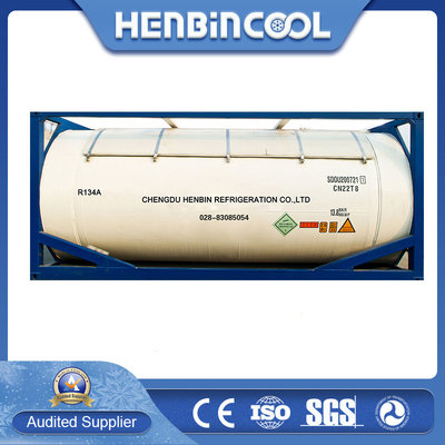 Purity 99.99% ISO TNAK 134a Gas For Air Conditioning Refrigeration