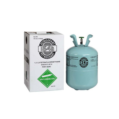 Factory Supply Disposable Cylinders 99.9% Purity 13.6 Kg R134A Refrigerant Gas