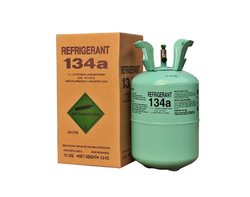 Factory Supply Disposable Cylinders 99.9% Purity 13.6 Kg R134A Refrigerant Gas