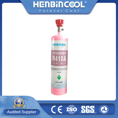 99.99% 800g R410A Refrigerant Gas High Pressure Can R410a 410a Refrigerant