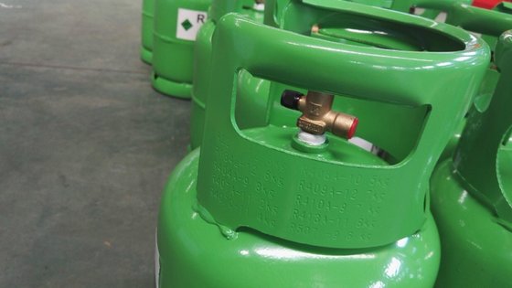 10kg Refillable 410A Refrigerant Gas 99.99% R410A 25lb Cylinder