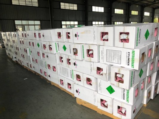 Disposable 11.3kg R410A Refrigerant 25lb Cylinder High Purity