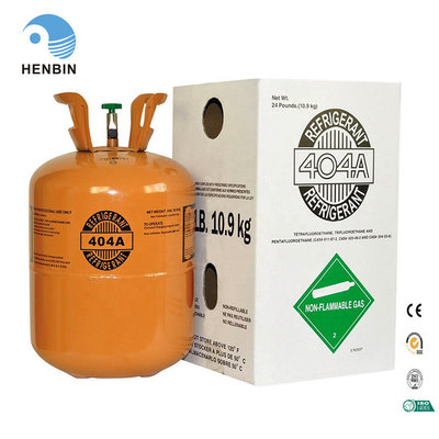 Odorless 99.99% Refrigerator Gas R404A 10.9KG 404a Refrigerant Gas