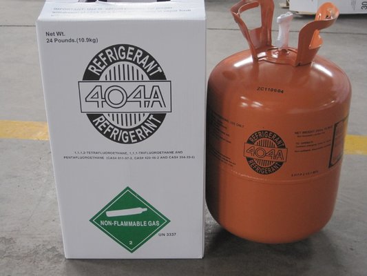 10.9kg 99.99% R404A Refrigerant Colorless 404a  Gas