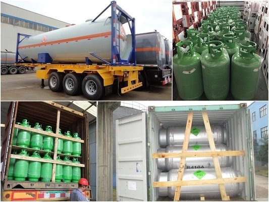 SGS R404A Refrigerant 24 Lb Cylinder CF3CH2f CH3CF3 Formula