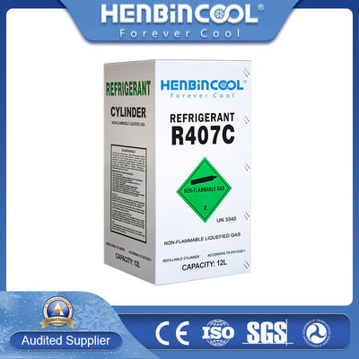11.3kg Air Conditioner  407c Refrigerant Disposable Cylinder