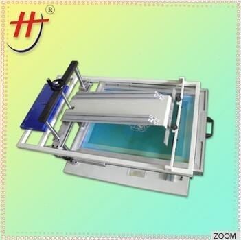 CE-Approved Hengjin Factory Price Cheap Single Color Manual Screen Printer for Glass Cup Bottle Mug Pen