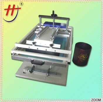 CE-Approved Hengjin Factory Price Cheap Single Color Manual Screen Printer for Glass Cup Bottle Mug Pen