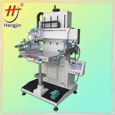 CE Approved Chinese HS-600PN Precise Flatbed Semi-automatic Screen Printer for Ruler