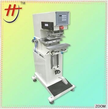 CE Factory Price Single Color Pneumatic Semi-auto Pad Printing Machinery for Plastic Case Logo Lable Printing HS-160A