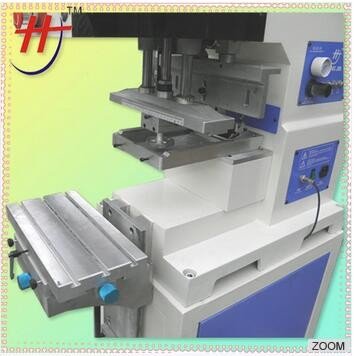 CE Factory Price Single Color Pneumatic Semi-auto Pad Printing Machinery for Plastic Case Logo Lable Printing HS-160A