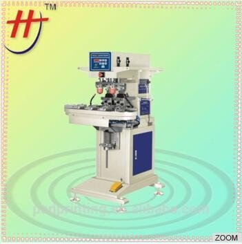 CE Factory Price 2 Colors Pneumatic Semi-auto Pad Printer for Fabric Logo Lable Printing HS-160
