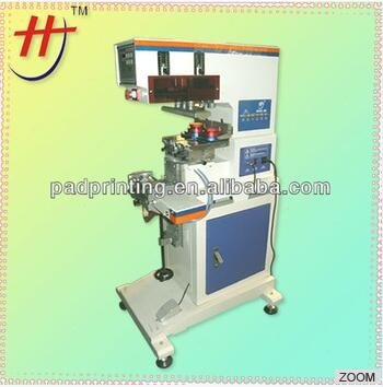 CE Factory Price 2 Colors Pneumatic Semi-auto Pad Printer for Fabric Logo Lable Printing HS-160