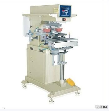 CE Factory Price 4 Colors Pneumatic Semi-auto Pad Printer with Conveyor for Golf Ball Printing HS-160D