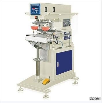 CE Factory Price 6 Colors Pneumatic Semi-auto Rotary Pad Printer for Plastic/Glass Bottle Printing