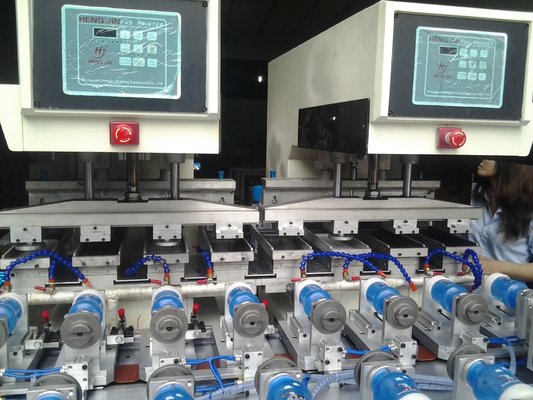 CE Factory Price 6 Colors Semi-auto Rotary Pad Printer for Different Size Perfume Bottle Printing