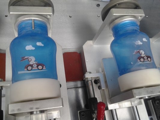 CE Factory Price 6 Colors Semi-auto Rotary Pad Printer for Different Size Perfume Bottle Printing