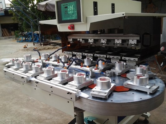 Guangdong province automatic 8 colors pad printer for golf ball and plastic ball football