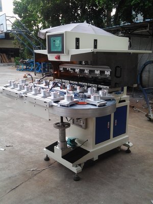 Guangdong province automatic 8 colors pad printer for golf ball and plastic ball football