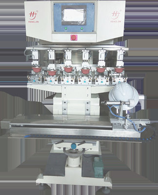 High Precise Factory Price 6 Color Pad Printing Machine HP-300FY with Seal Ink Cup CE Certification Approved