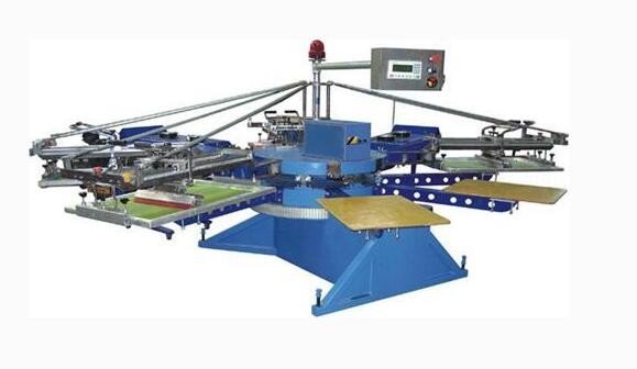 Semi-automatic screen printer for tshirt 12 colors high speed automatic printer for tshirt