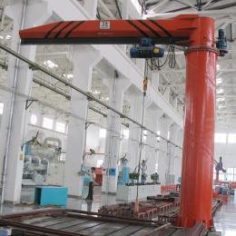 China Single girder underslug models HY portable jib crane fixed column 2 ton foundation mounted jib crane supplier
