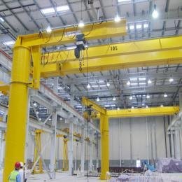 China HY high quality high working grade portable jib crane fixed column free standing jib crane supplier