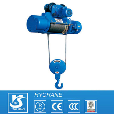Slow/High Speed Electric Wirerope Hoist 0.5 Tons Electric Hoist for Crane supplier