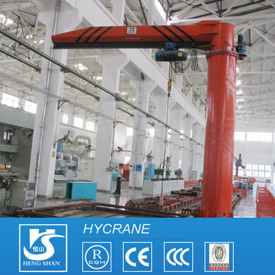 Hot Sale 1ton 3ton 5ton 10ton Pillar Mounted Free Standing Jib Crane Widely Use supplier