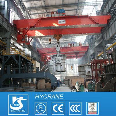 Special Environment Use Foundry and Casting Overhead Crane Double Beam High Duty supplier