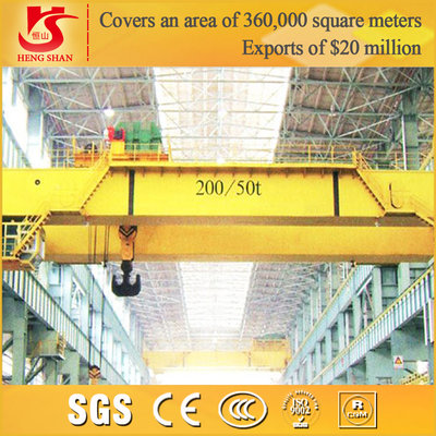 QDY 16/3.2-74/2010T Double Girder Overhead Crane Casting and Foundry Overhead Crane supplier