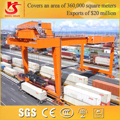 RMG Type Mobile Container Spreader Gantry Crane with Best Price Supplier supplier