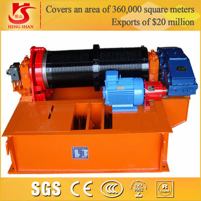 QPQ2*900KN Electric winch type gate hoist winch manufacturer from China supplier